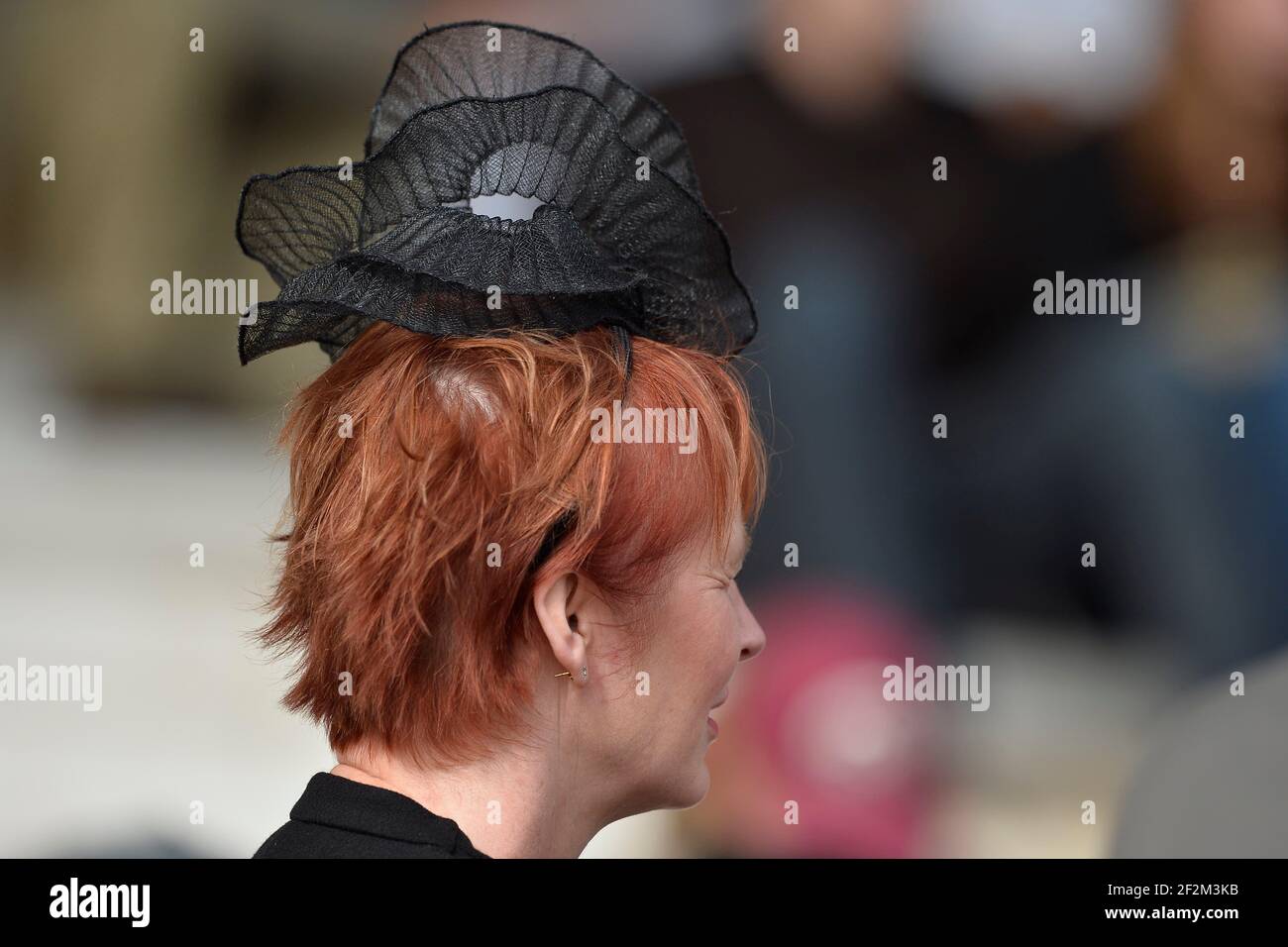 France, Paris : women and different hats for elegance during The Qatar ...