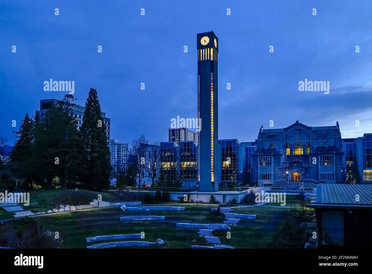 Ladner Clock Tower, University of British Columbia, Vancouver, British ...