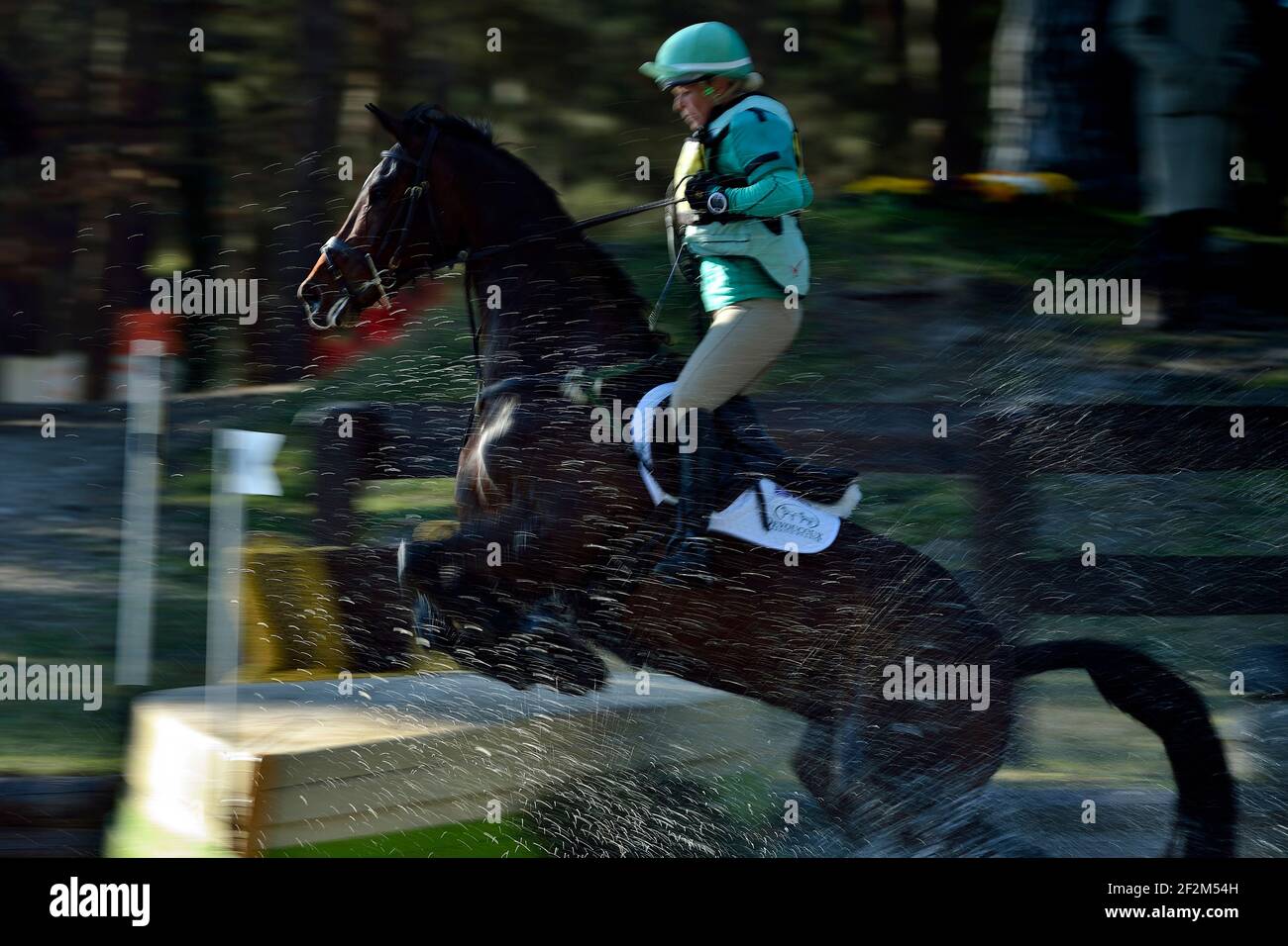 ISABELLE IZZY TAYLOR RIDING ON KBIS STARLET during the Concours complet ...