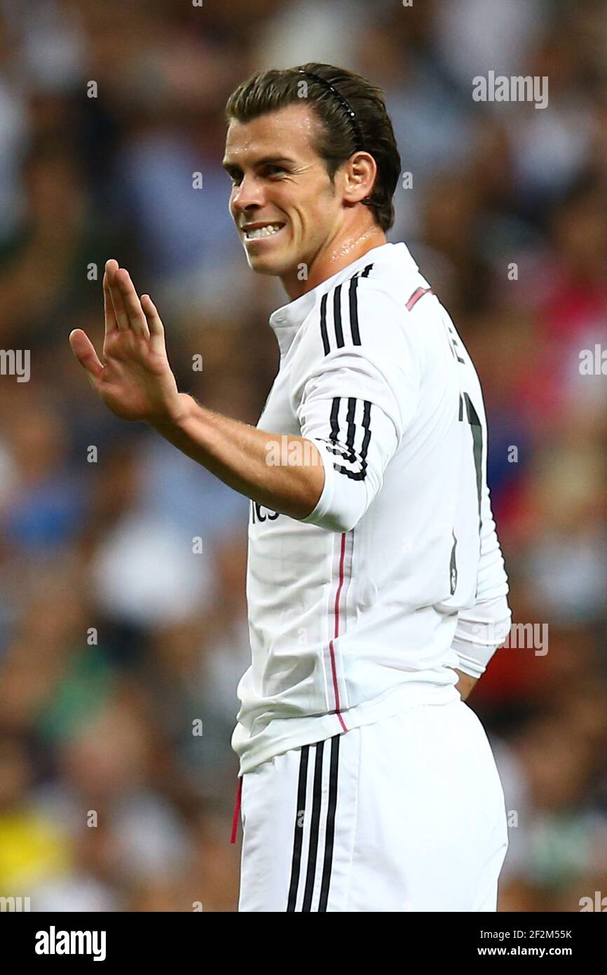 Gareth Bale of Real Madrid during the 2014 Spain Super Cup football ...