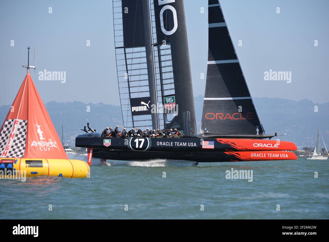 Defender Oracle Team USA wins race nine on day five of the America's ...