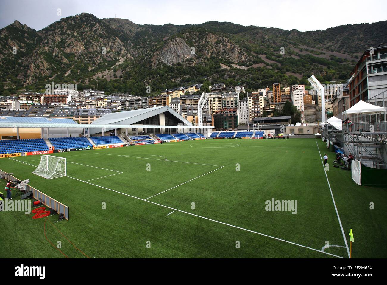 General view of the Estadi Nacional prior to the 2016 UEFA European ...