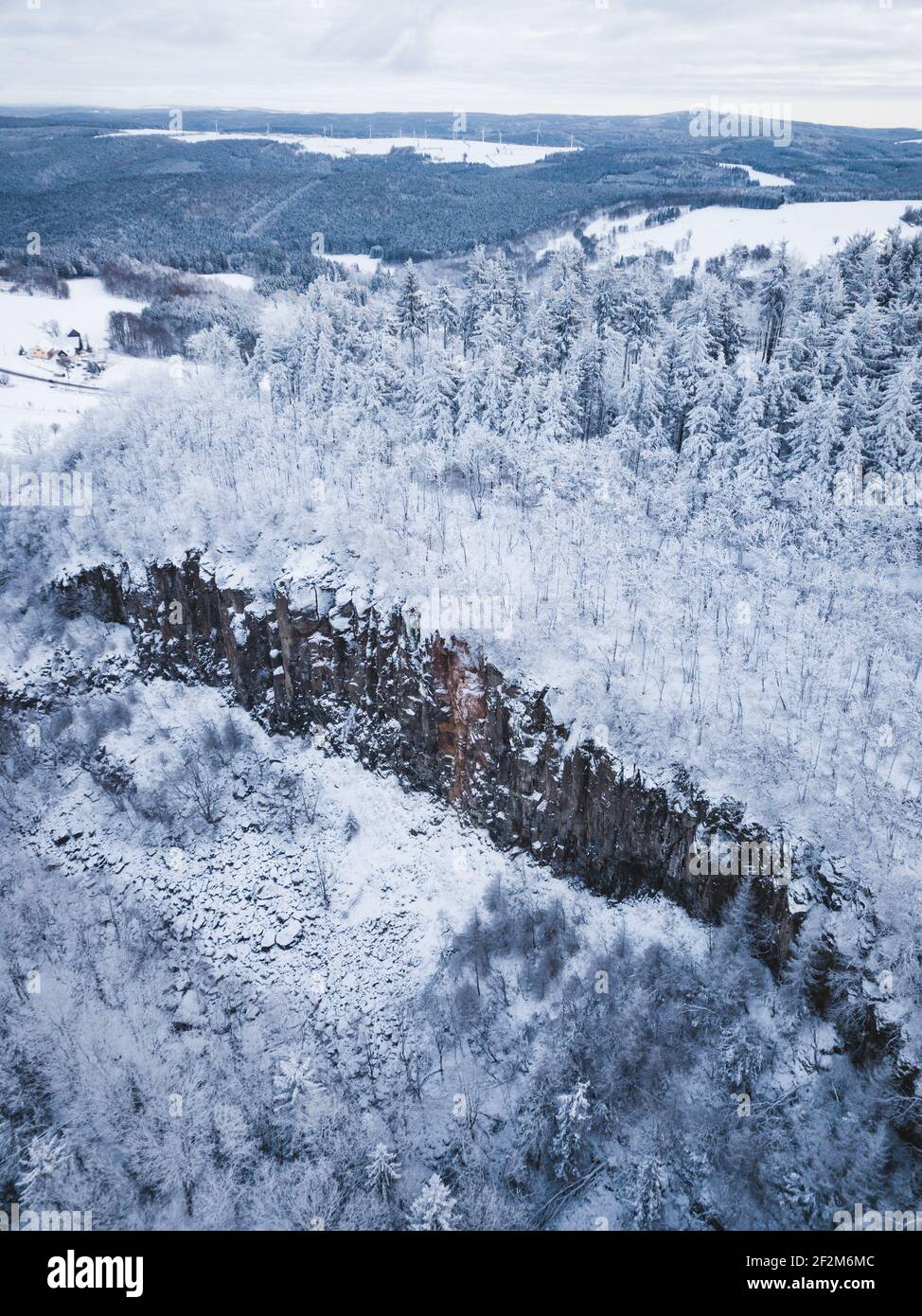 Basalt columns at the scheibenberg hi-res stock photography and images ...