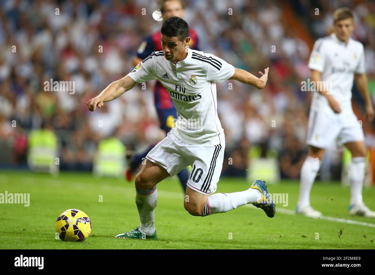 James Rodriguez of Real Madrid during the Spanish Championship Liga ...
