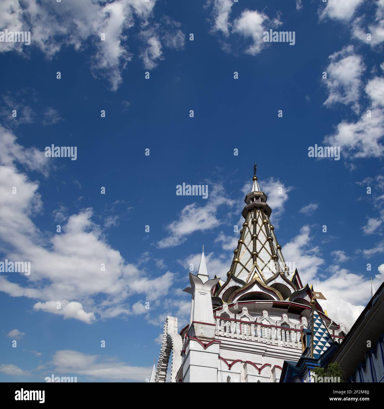 Izmailovsky Kremlin (Kremlin in Izmailovo), Moscow, Russia -- is one of ...