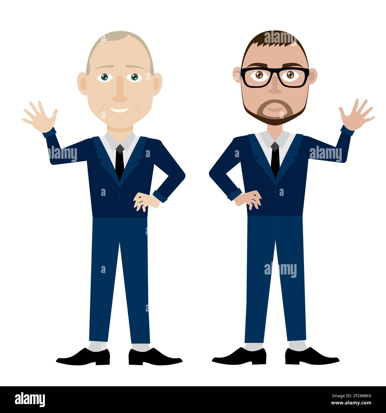 Positive male in formal Stock Vector Images - Alamy