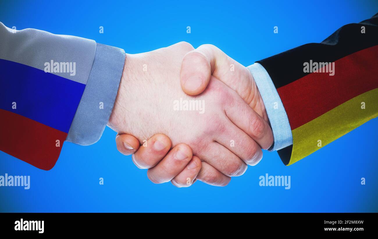 Cold war handshake hi-res stock photography and images - Alamy
