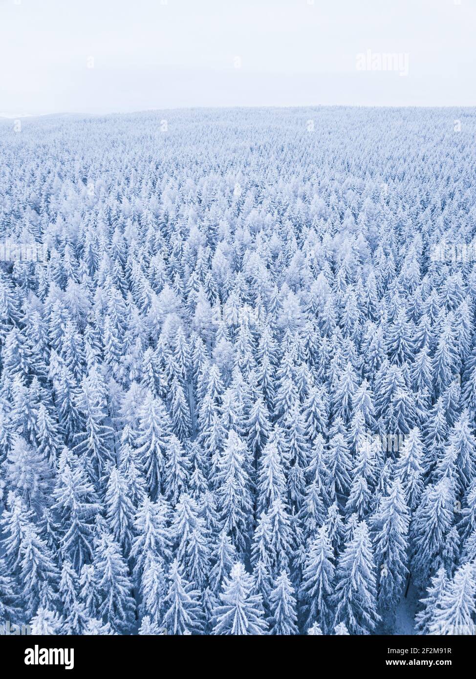 Drone overview shot winter mountains hi-res stock photography and ...