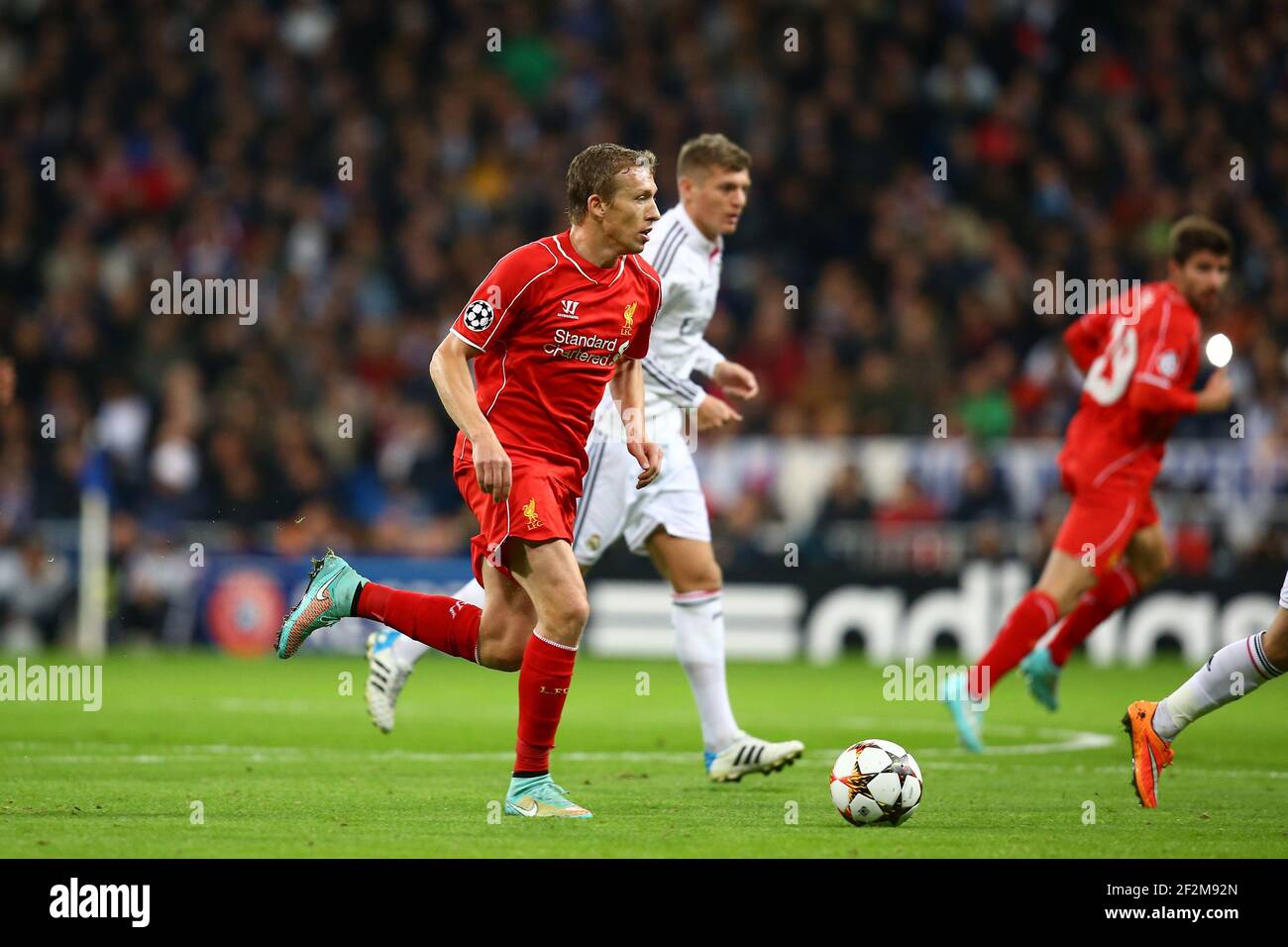 Lucas of Liverpool FC during the UEFA Champions League, Group B ...