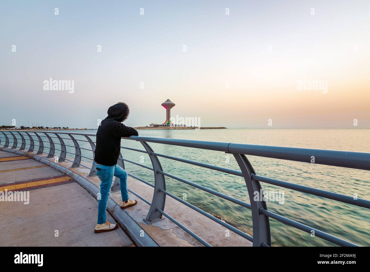 Morning view at Khobar seaside Saudi Arabia Stock Photo - Alamy