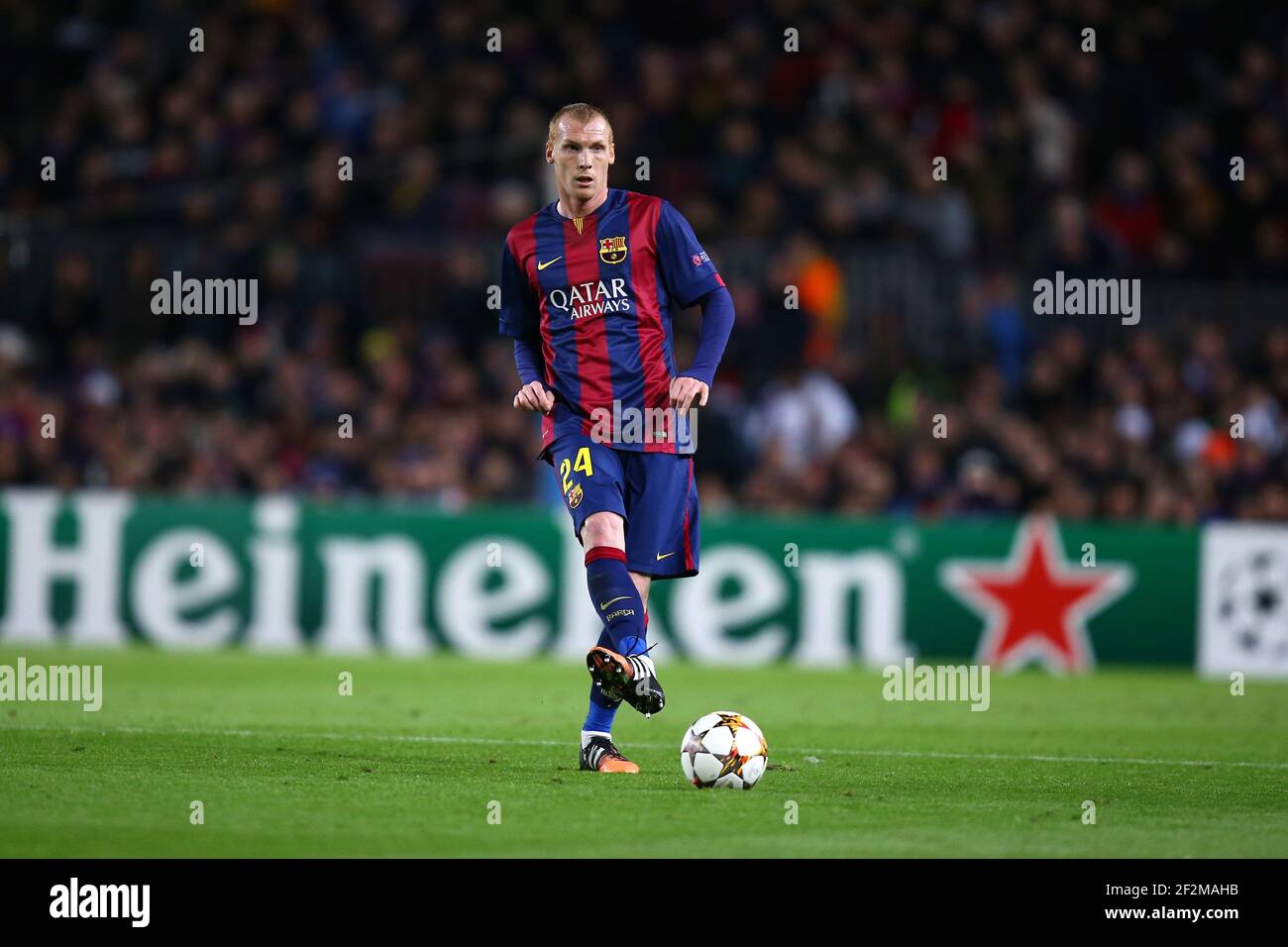 Jeremy Mathieu of FC Barcelona during the UEFA Champions League, Group ...
