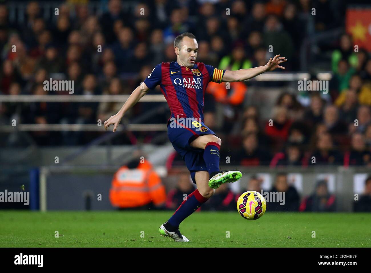 Andres Iniesta of FC Barcelona during the Spanish Championship, la Liga ...