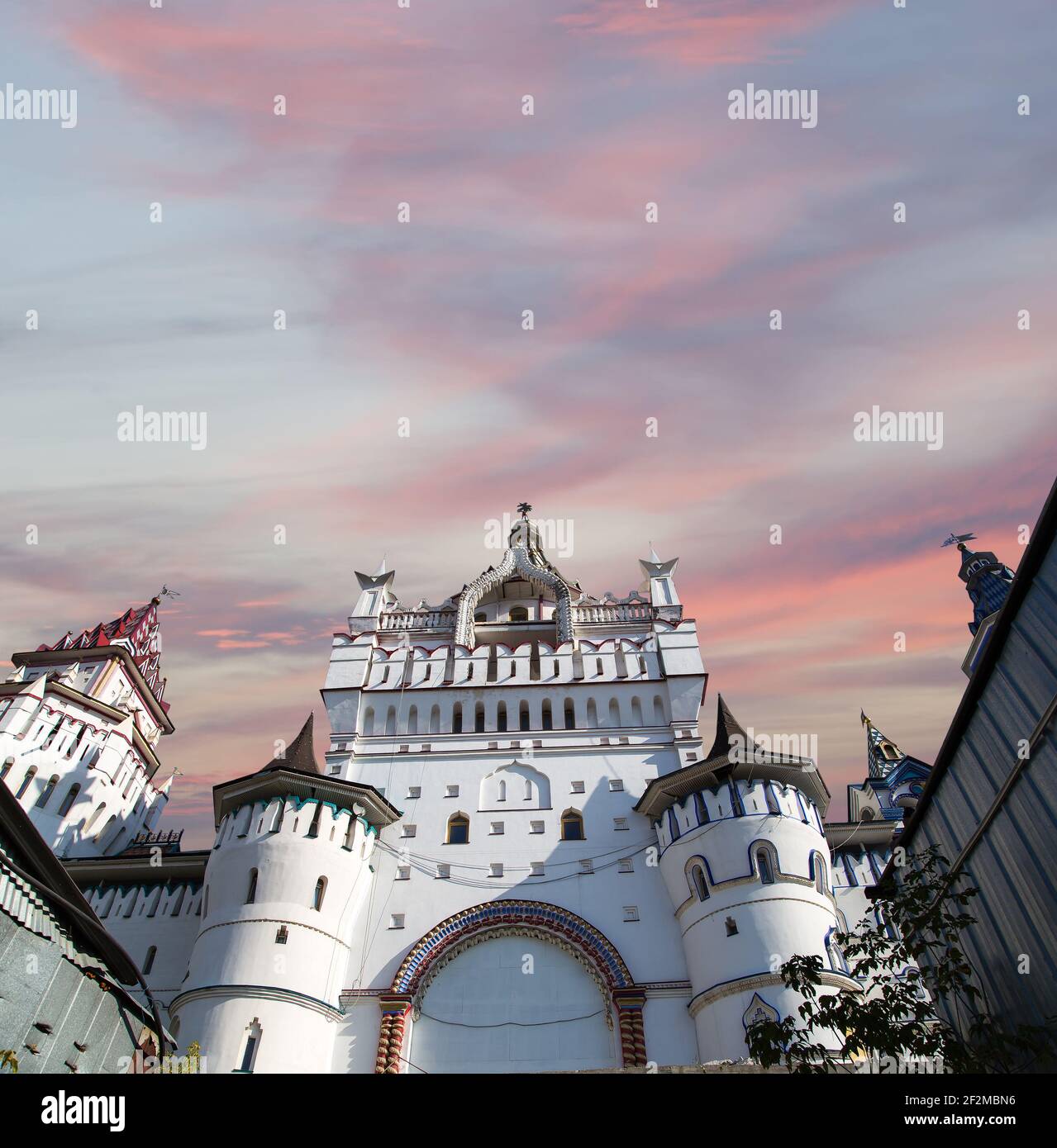 Izmailovsky Kremlin (Kremlin in Izmailovo), Moscow, Russia -- is one of ...