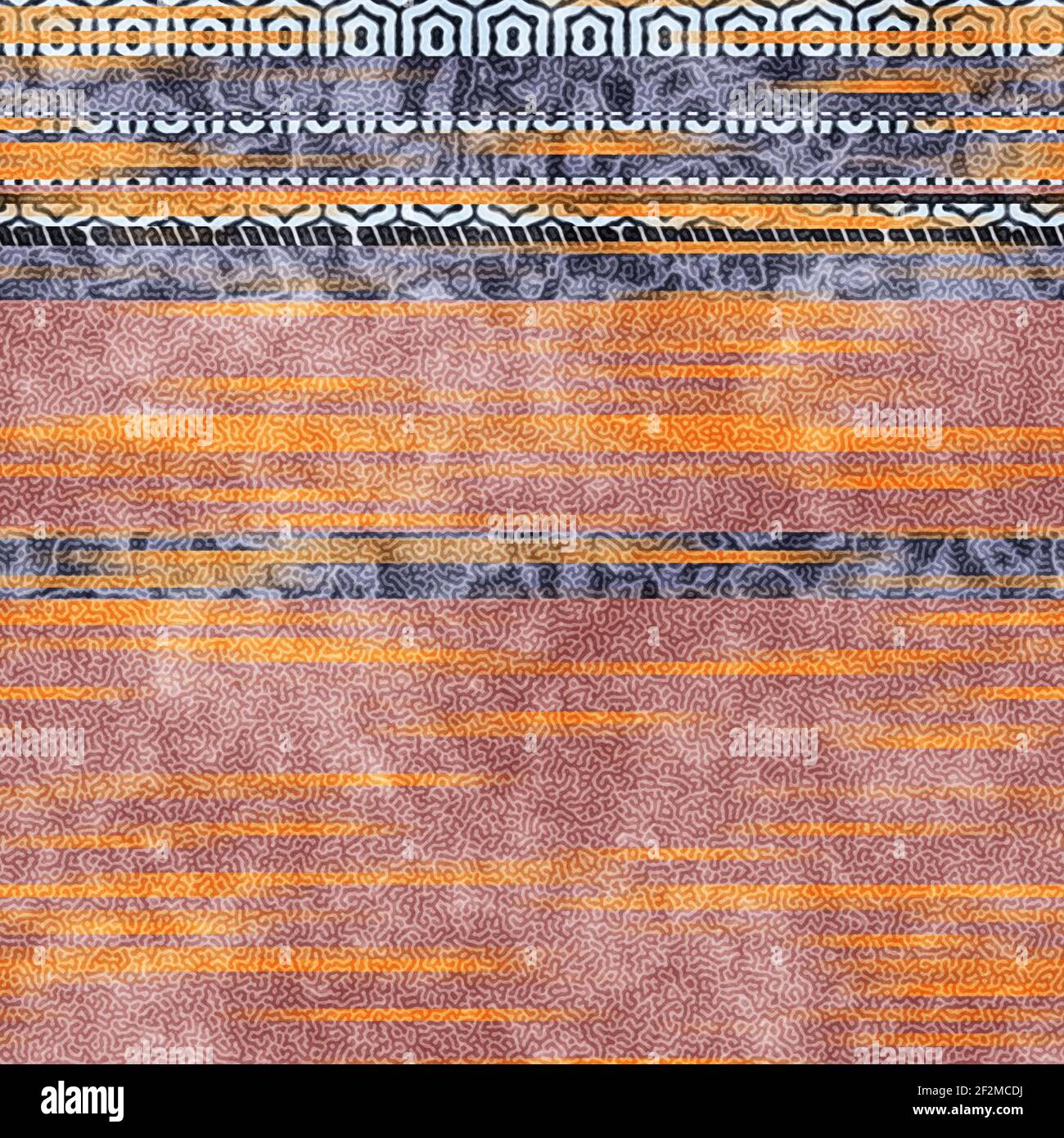 Seamless ethnic tribal pattern stripes rug design Stock Photo - Alamy