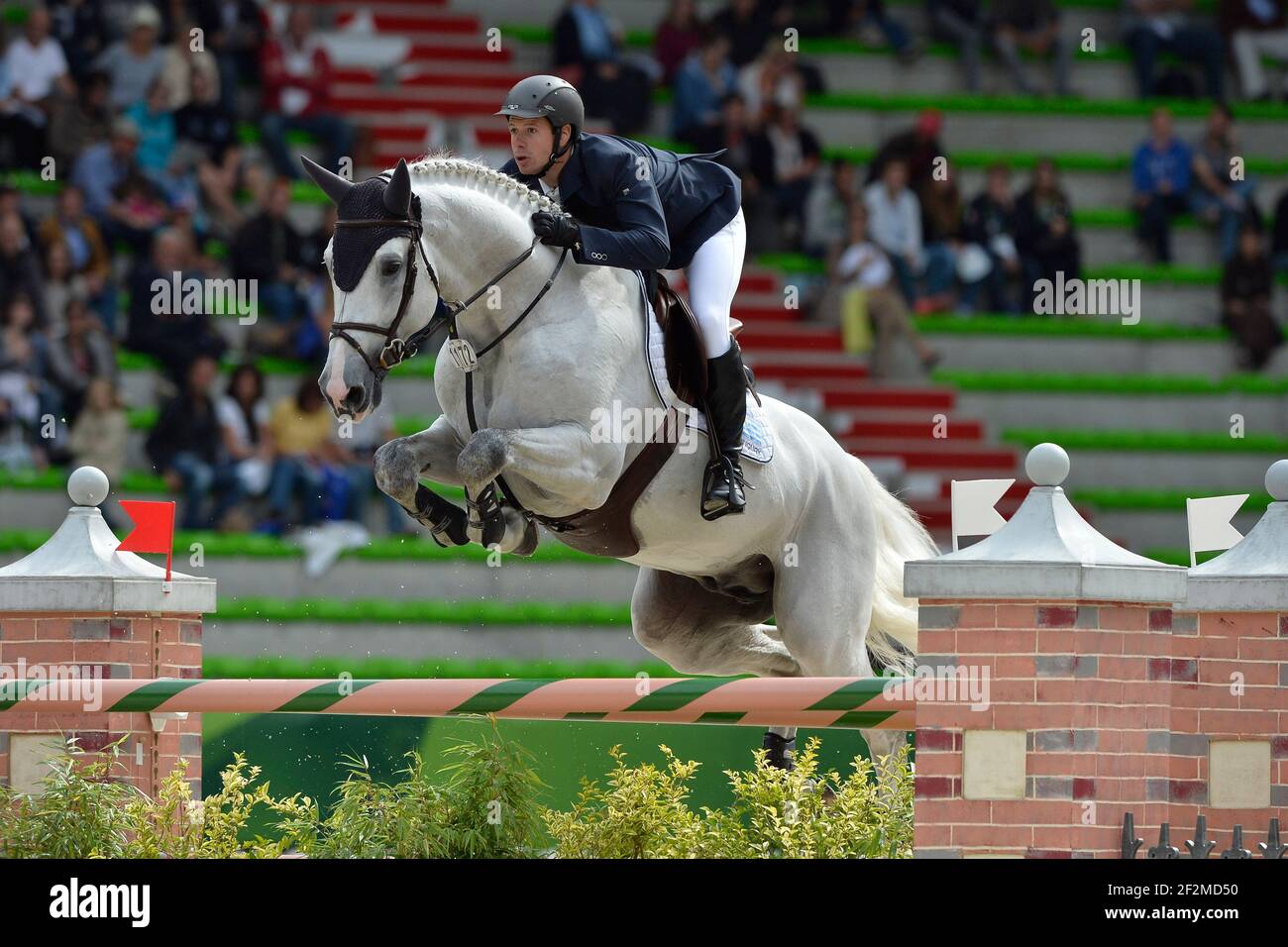 Martin Rodriguez Vanni riding on Zilverstar vdl during the Show Jumping ...