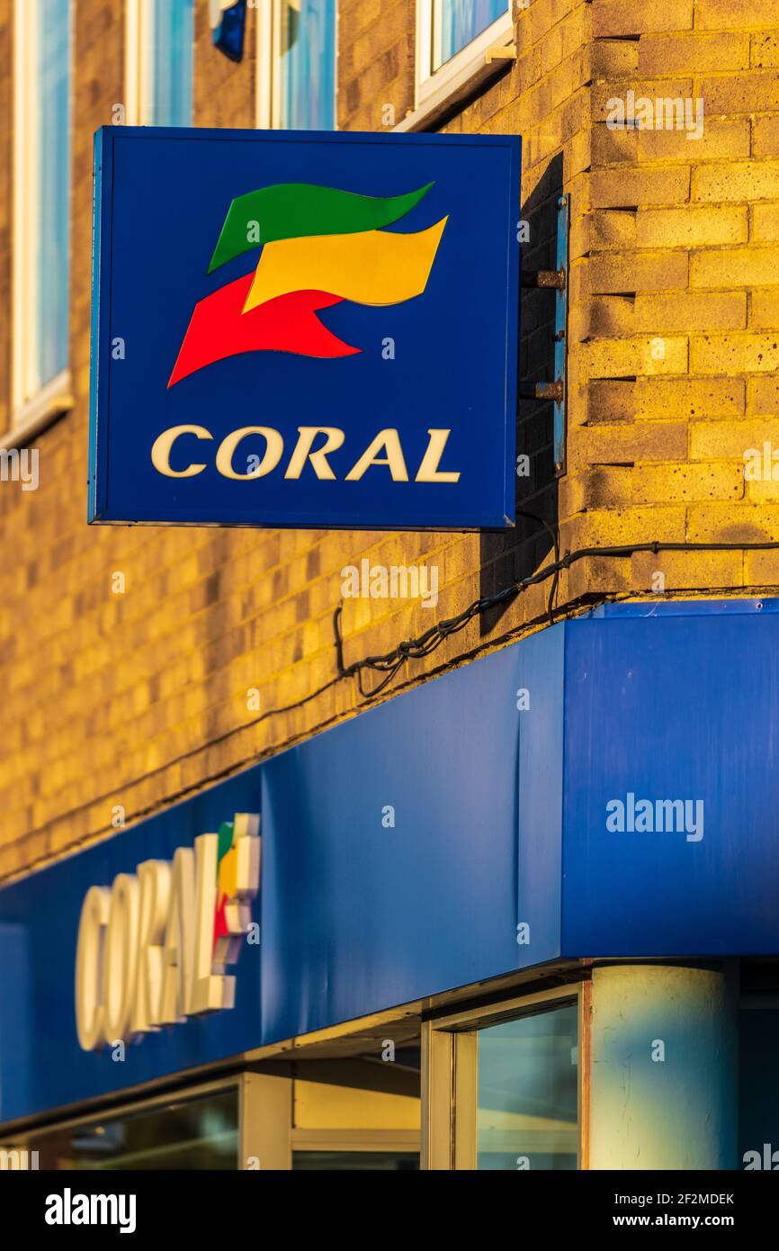 Coral bookmakers hi-res stock photography and images - Alamy