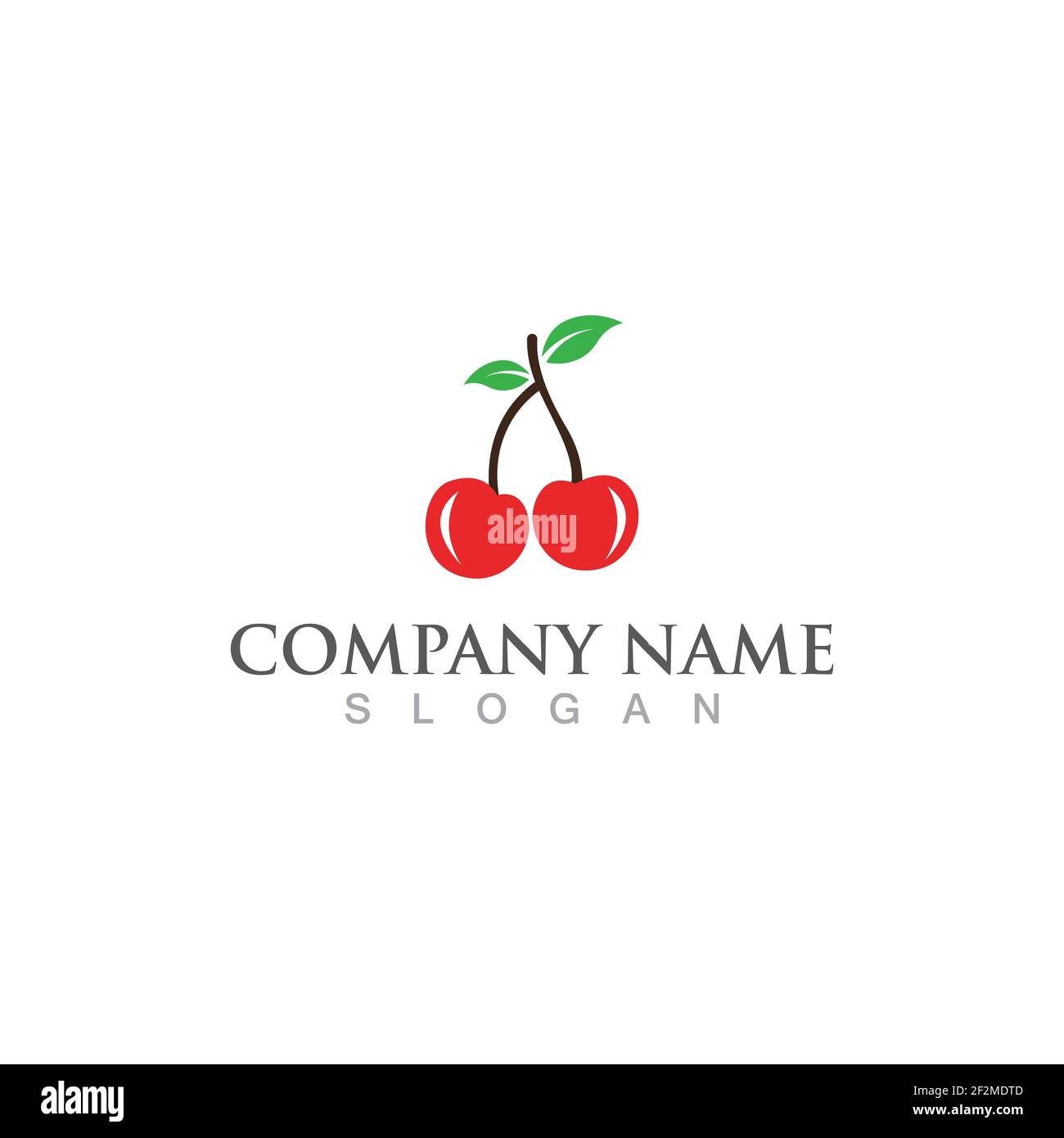 cherry logo and symbol vector Stock Vector Image & Art - Alamy
