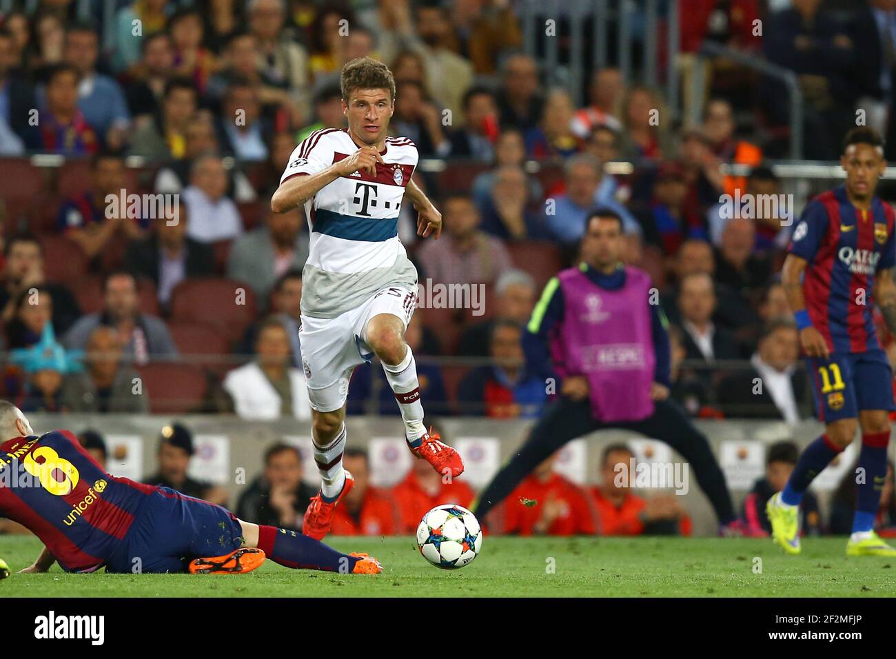 Thomas Muller of FC Bayern Munich during the UEFA Champions League semi ...
