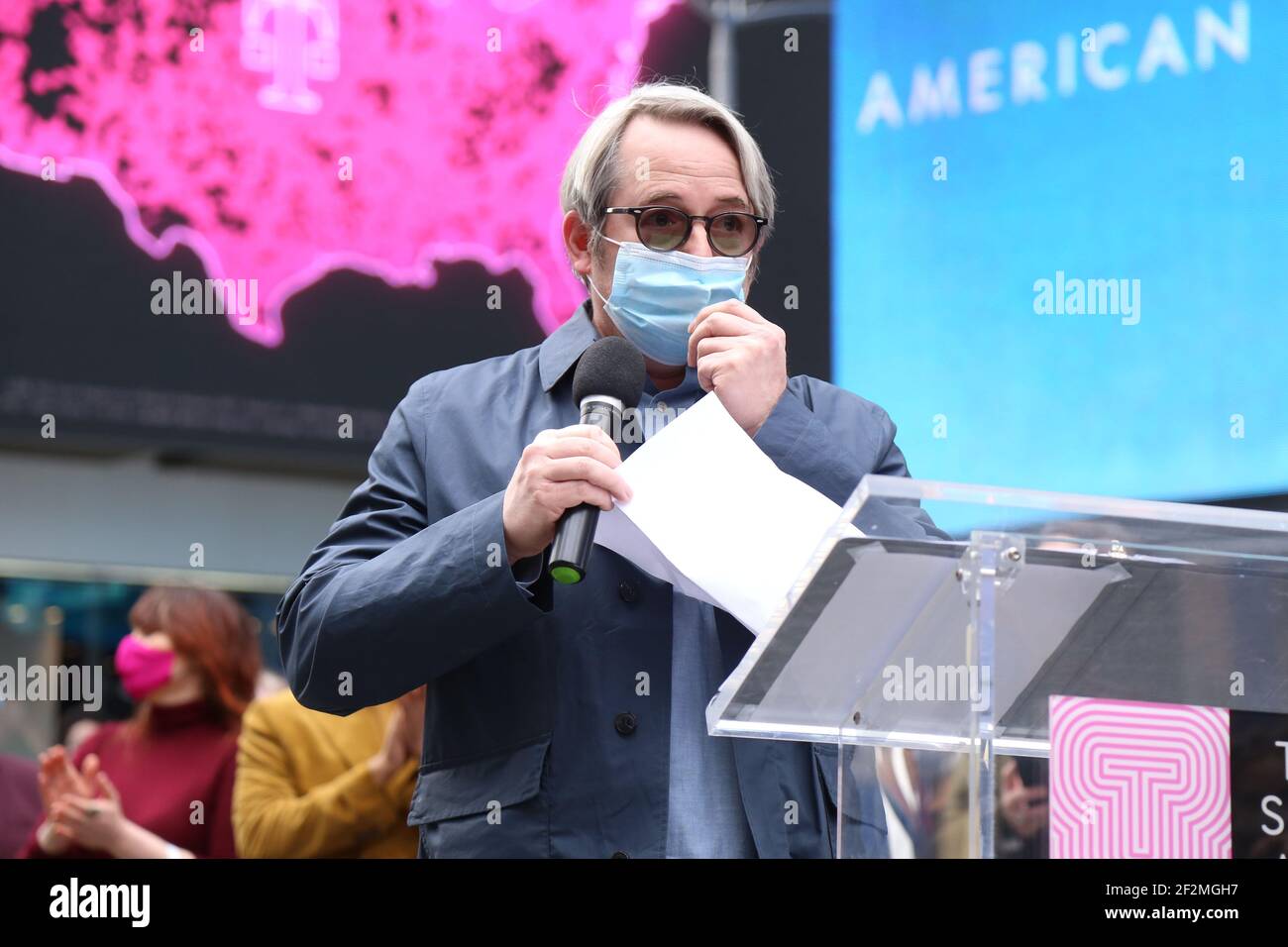 New York, NY, USA. 12th Mar, 2021. Matthew Broderick participating in ...