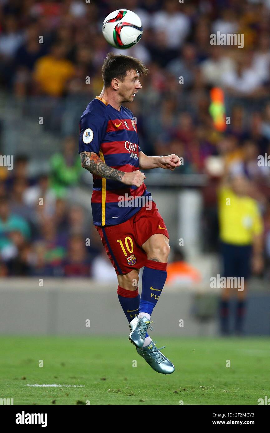 Lionel Messi of FC Barcelona during the Spanish Supercup Final, 2nd leg ...