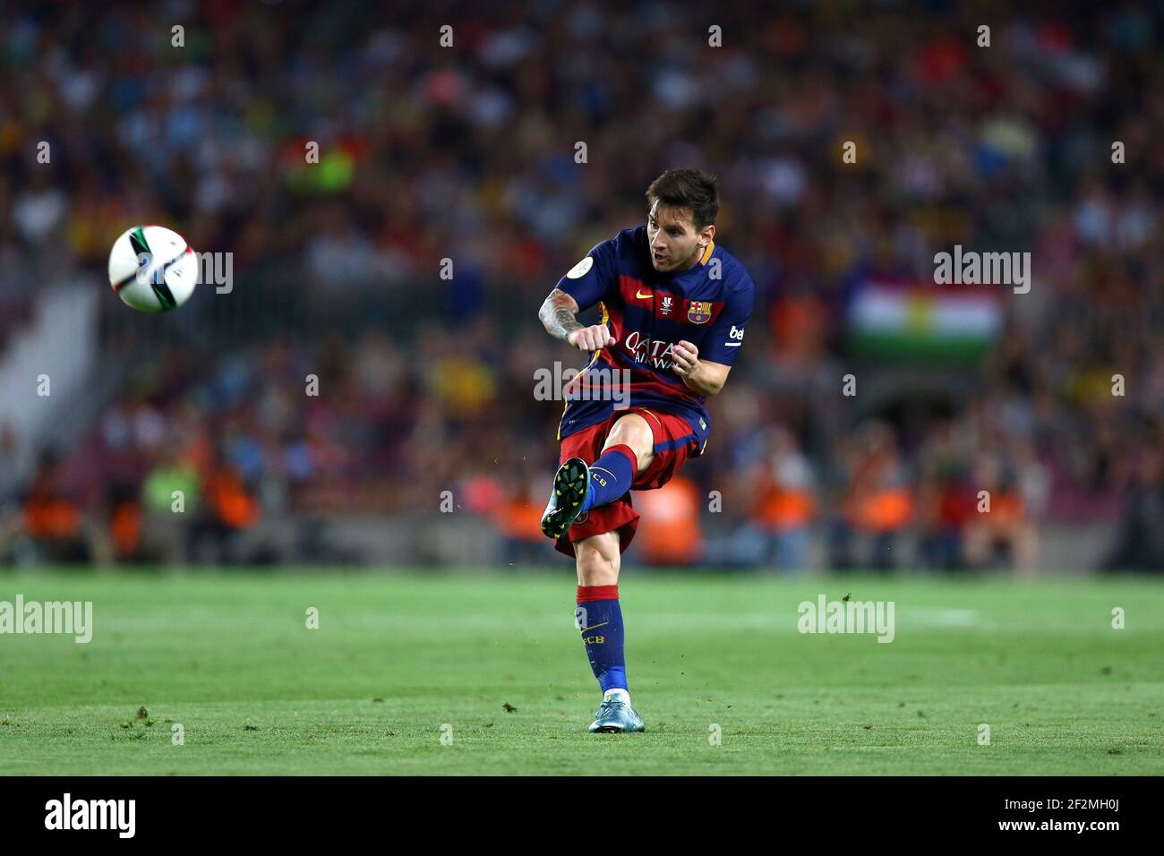 Lionel Messi of FC Barcelona during the Spanish Supercup Final, 2nd leg ...
