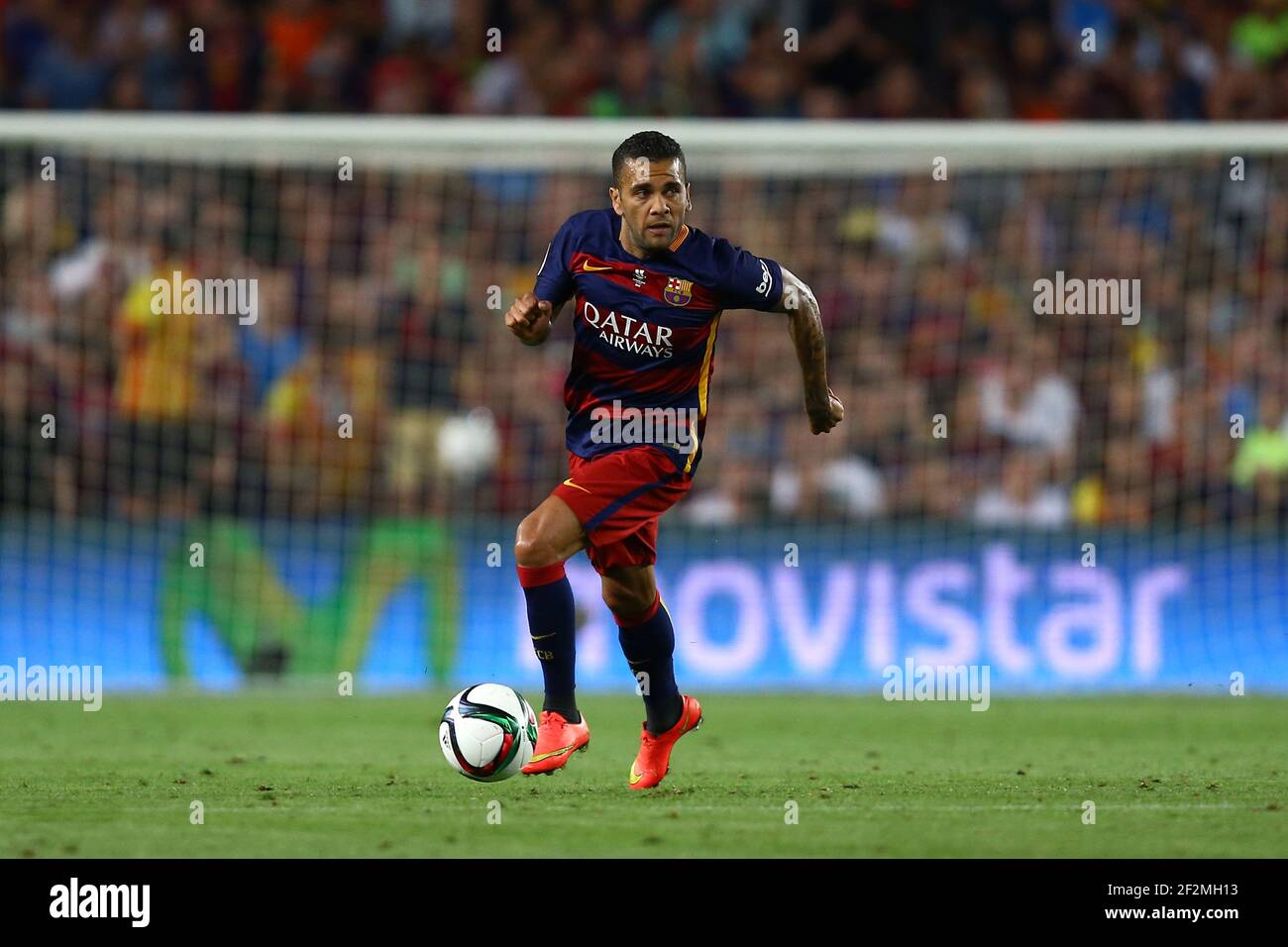 Dani Alves of FC Barcelona during the Spanish Supercup Final, 2nd leg ...