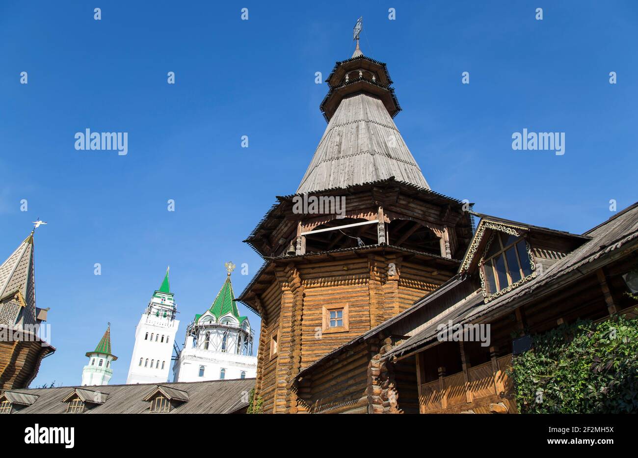 Izmailovsky Kremlin (Kremlin in Izmailovo), Moscow, Russia -- is one of ...