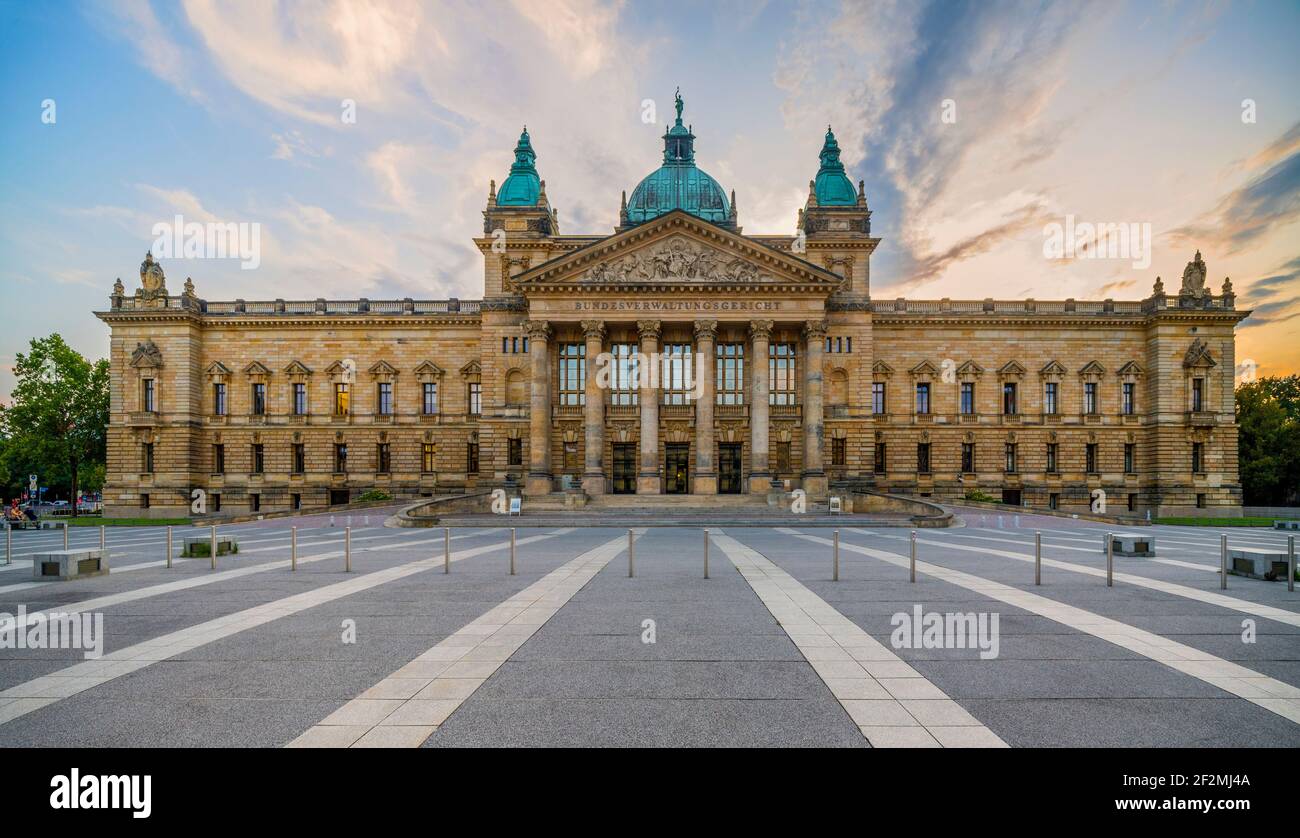 Leipzig, The Federal Administrative Court (BVerwG) is the highest court ...