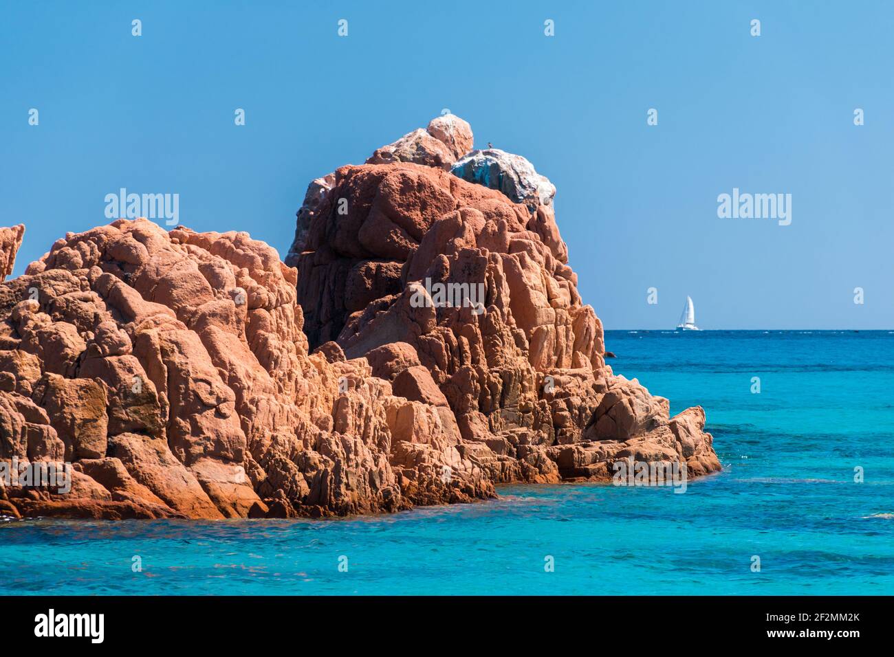 Sardinia red rocks hi-res stock photography and images - Alamy