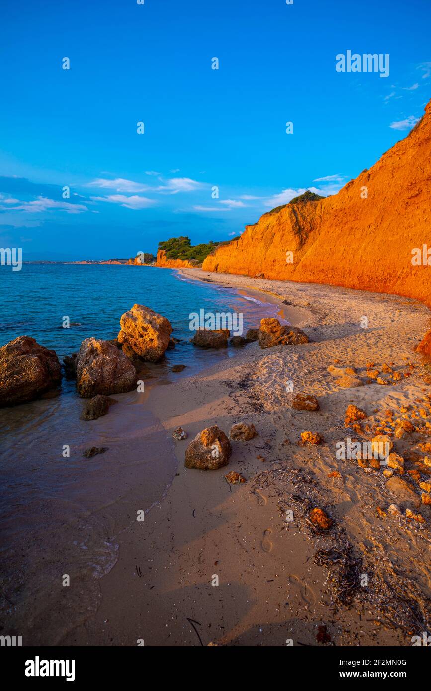 Sea landscape in Greece Stock Photo - Alamy