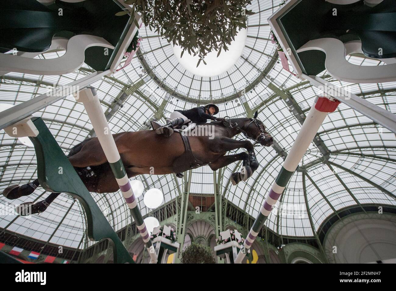 Janika SPRUNGER (SUI) riding NINYON during the Saut Hermès ...