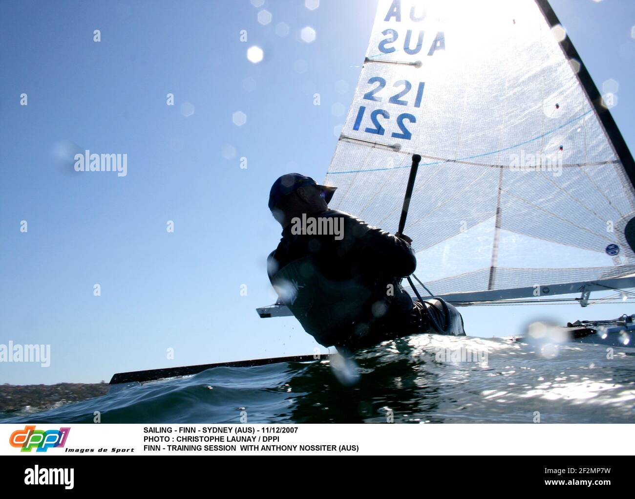 SAILING - FINN - SYDNEY (AUS) - 11/12/2007 PHOTO : CHRISTOPHE LAUNAY ...