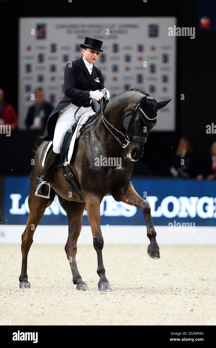 Dorothee SCHNEIDER (GER) riding SAMMY DAVIS JR riding during the FEI ...