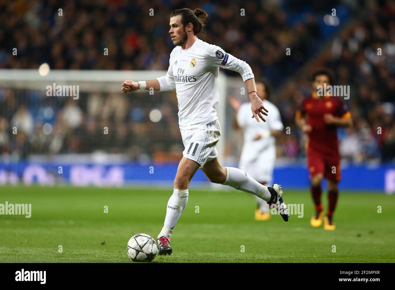 Gareth Bale of Real Madrid during the UEFA Champions League round of 16 ...