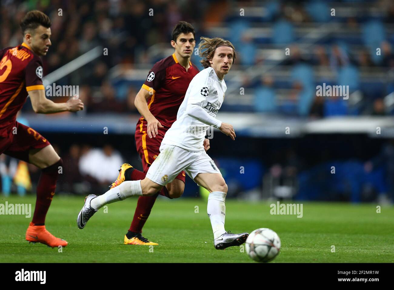 Luka Modric of Real Madrid during the UEFA Champions League round of 16 ...