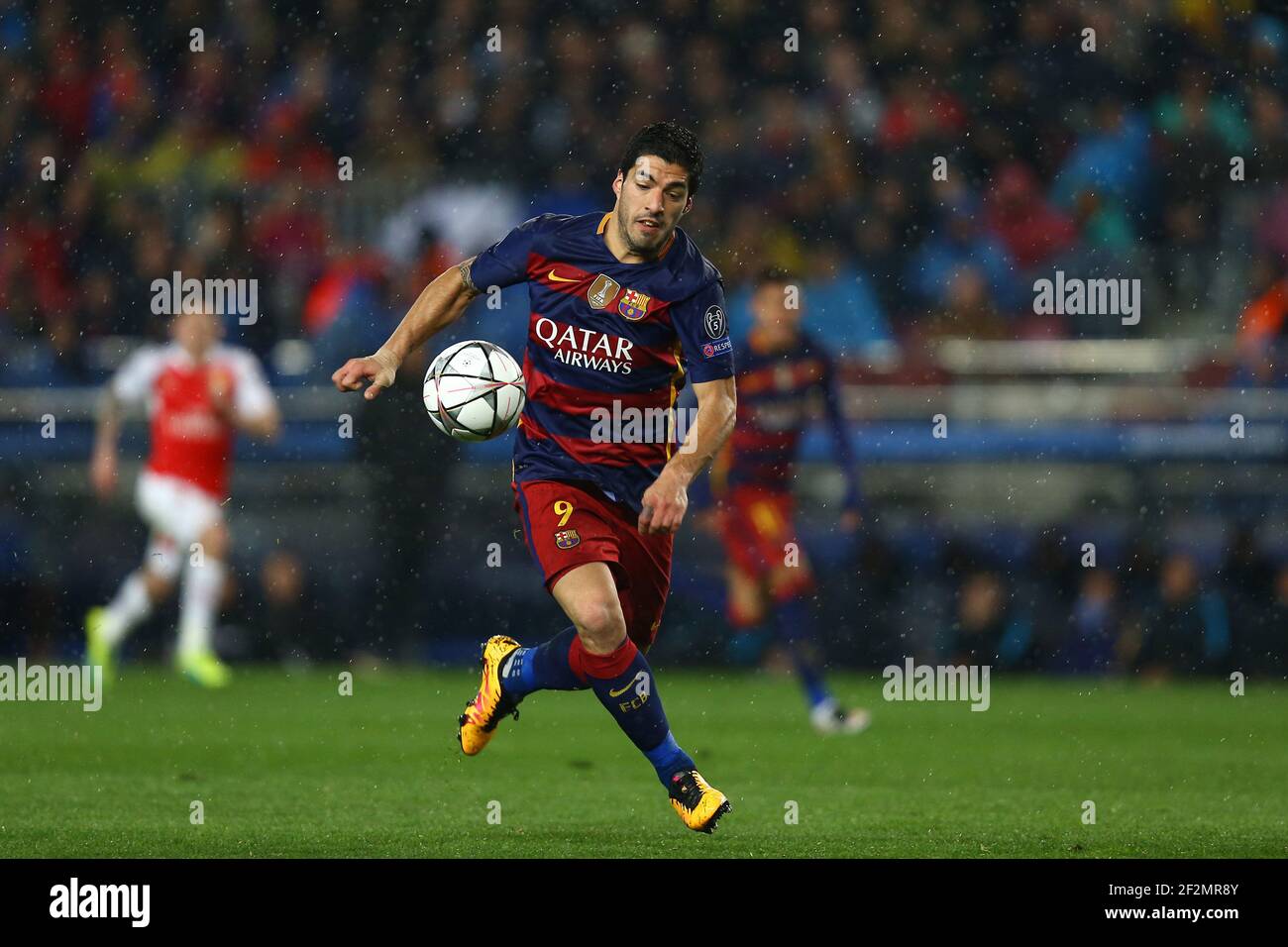 Luis Suarez of FC Barcelona during the UEFA Champions League round of ...