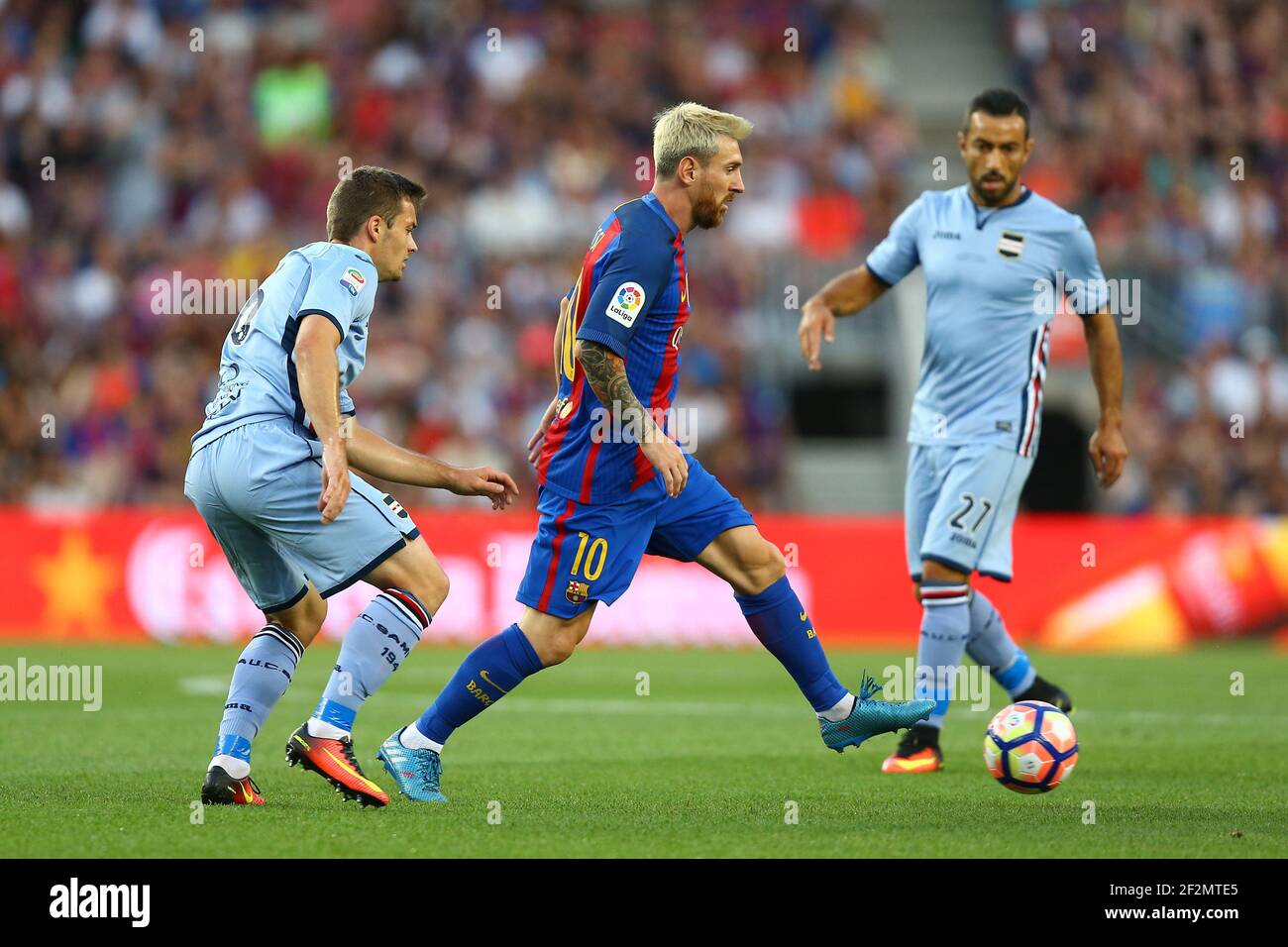 Lionel Messi of FC Barcelona during the Gamper Trophy match between FC ...