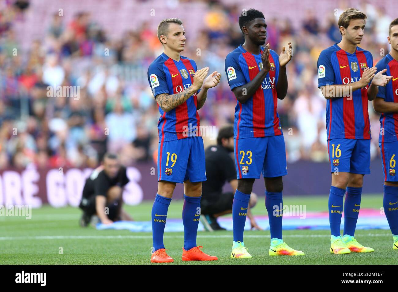 Lucas Digne of FC Barcelona during the Gamper Trophy match between FC ...