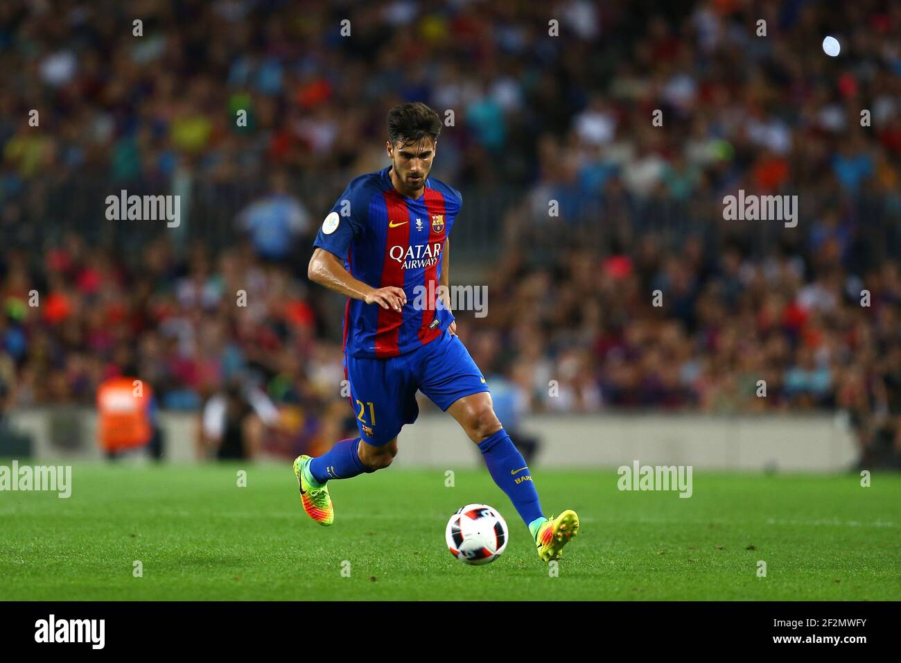 Andre Gomes of FC Barcelona during the Spanish Supercup 2nd leg ...
