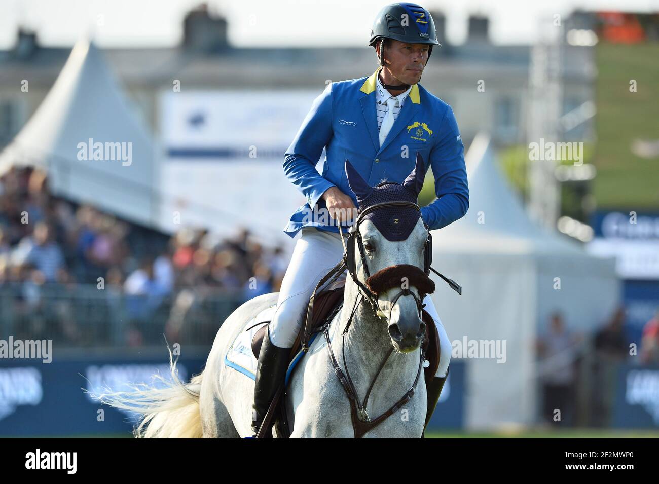 Christian Ahlmann (ger) riding Clintrexo Z during the Jumping Chantilly ...
