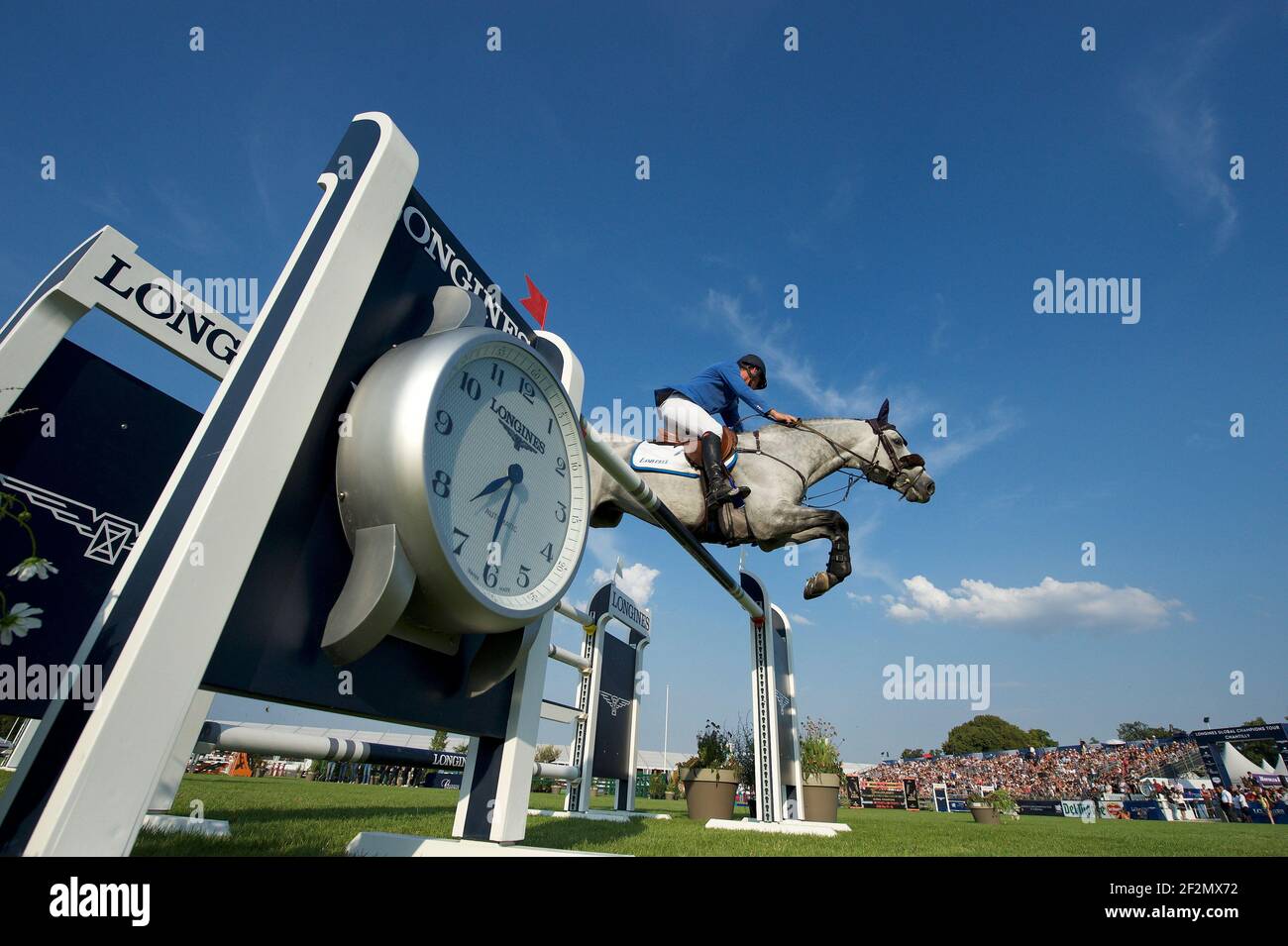 Christian Ahlmann (ger) riding Clintrexo Z during the Jumping Chantilly ...