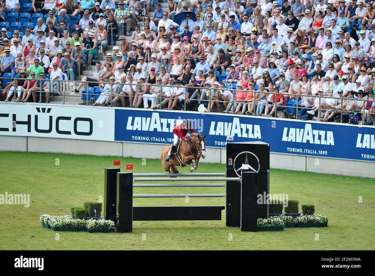 Luciana DINIZ (POR) riding Fit For Fun during the World Equestrian ...