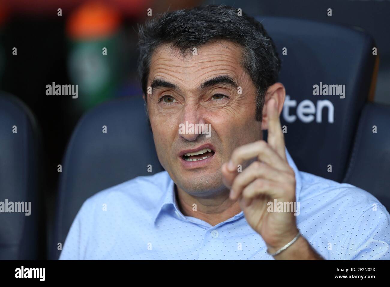 Head coach Ernesto Valverde of FC Barcelona during the 2017 Joan Gamper ...