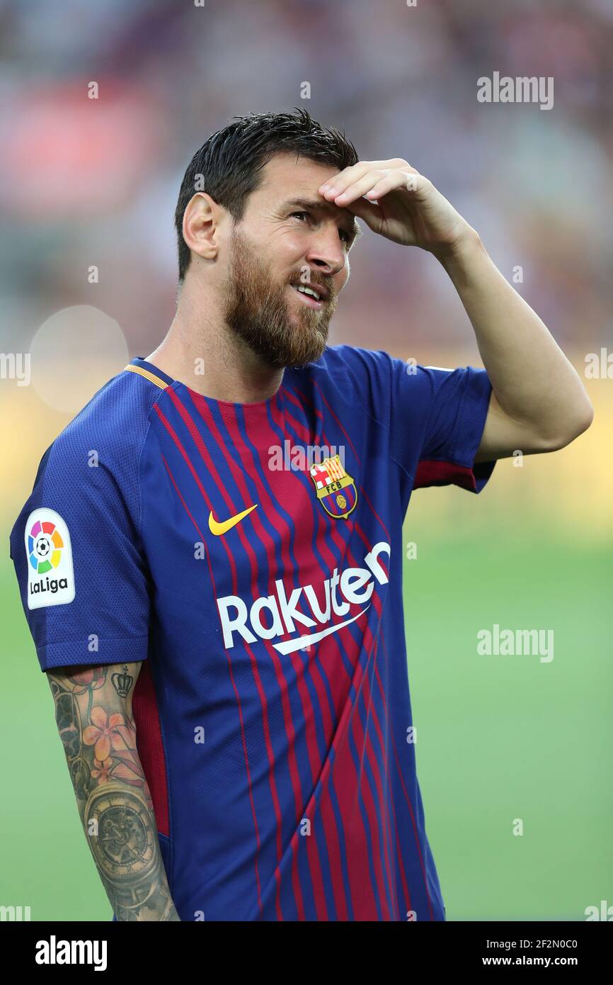 Lionel Messi of FC Barcelona during the 2017 Joan Gamper Trophy ...