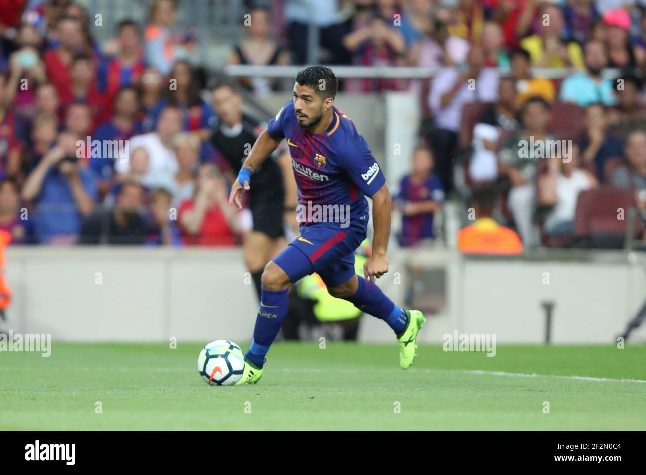 Luis Suarez of FC Barcelona during the 2017 Joan Gamper Trophy football ...