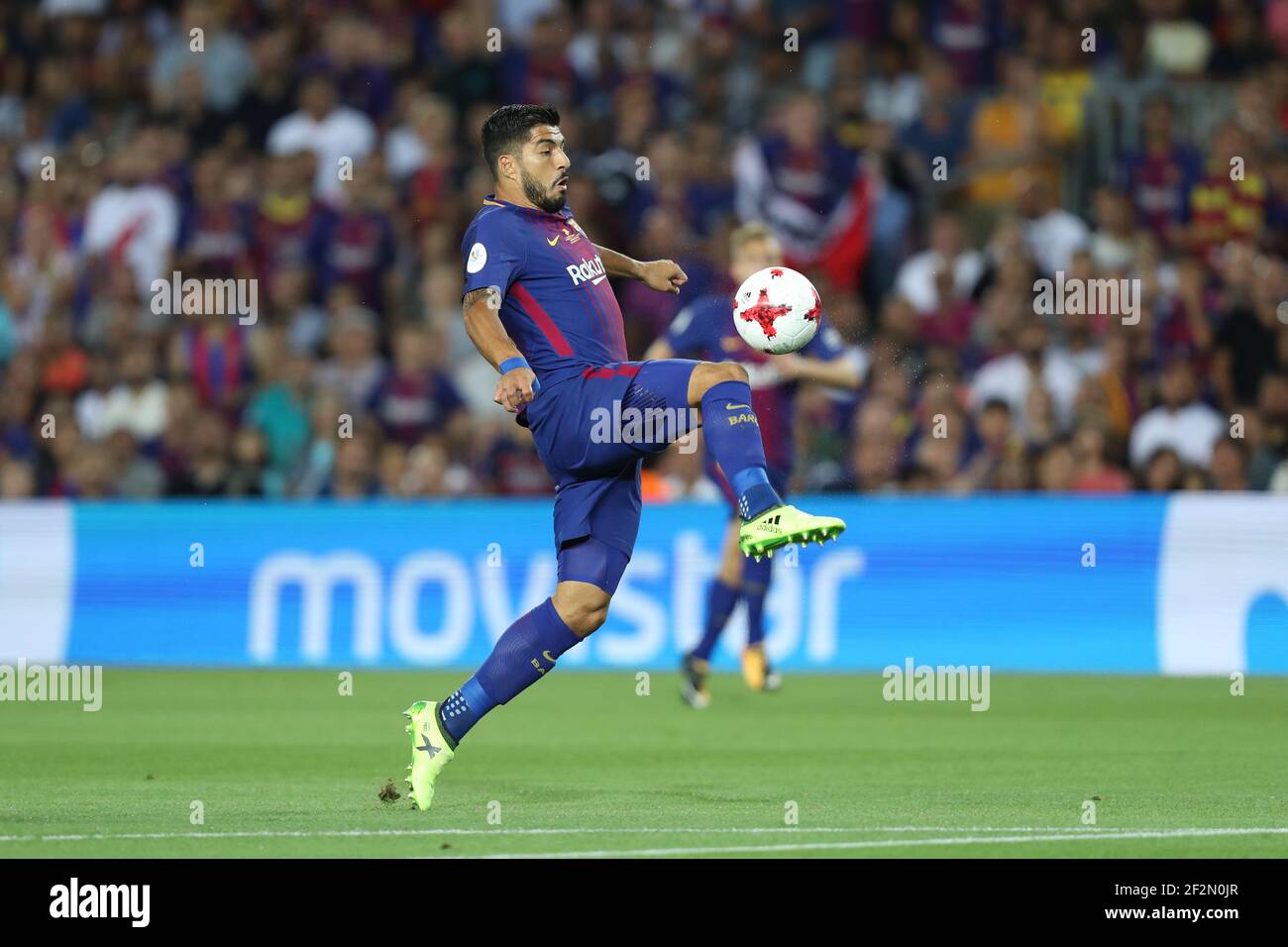 LUIS SUAREZ of FC Barcelona during the Spanish Super Cup football match ...
