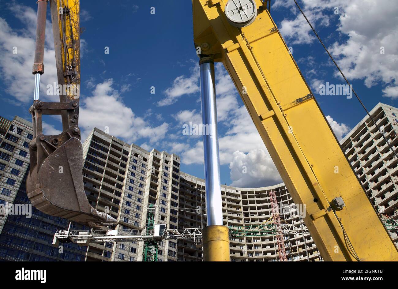 Construction machinery, high and heavy construction machinery against ...