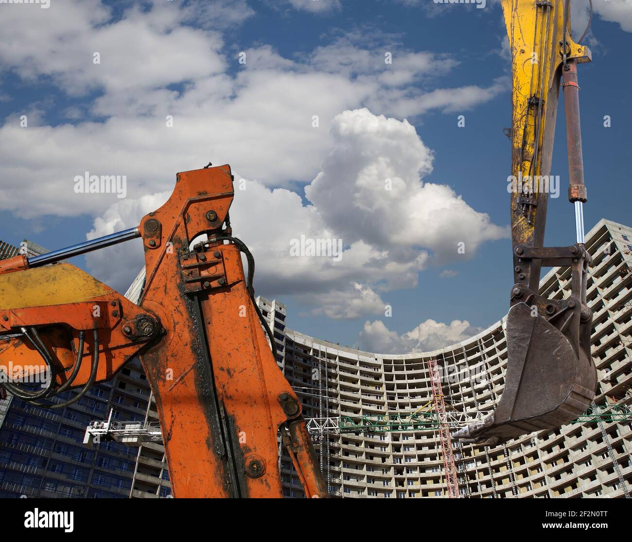 Construction machinery, high and heavy construction machinery against ...
