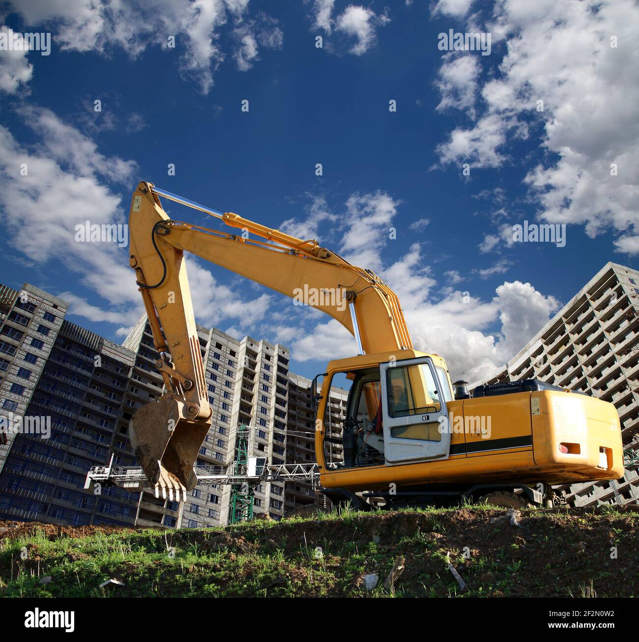 Construction machinery, high and heavy construction machinery against ...