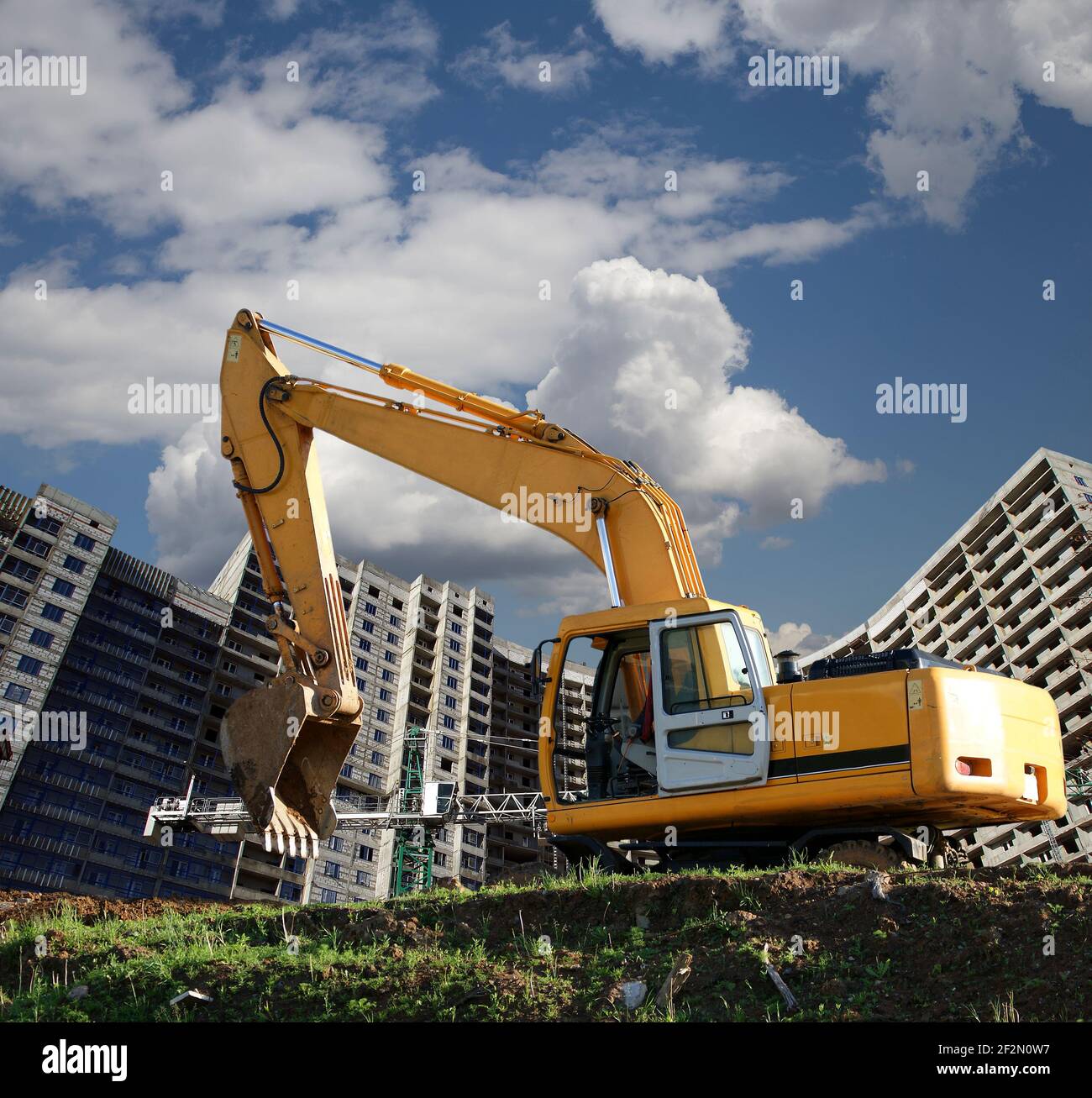 Construction machinery, high and heavy construction machinery against ...